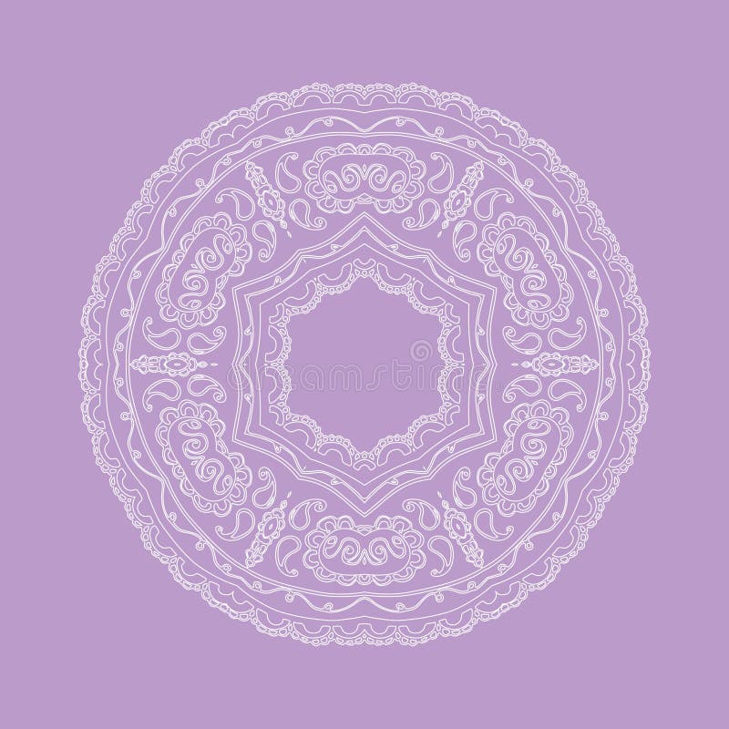 Lace circular pattern2 stock vector. Illustration of handmade - 56717323