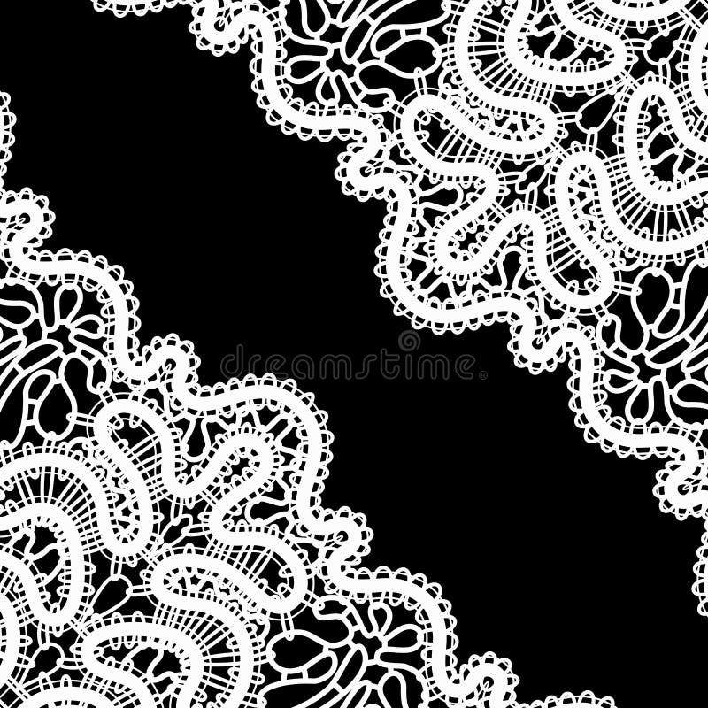 Lace corners set stock vector. Illustration of decorative - 35109568
