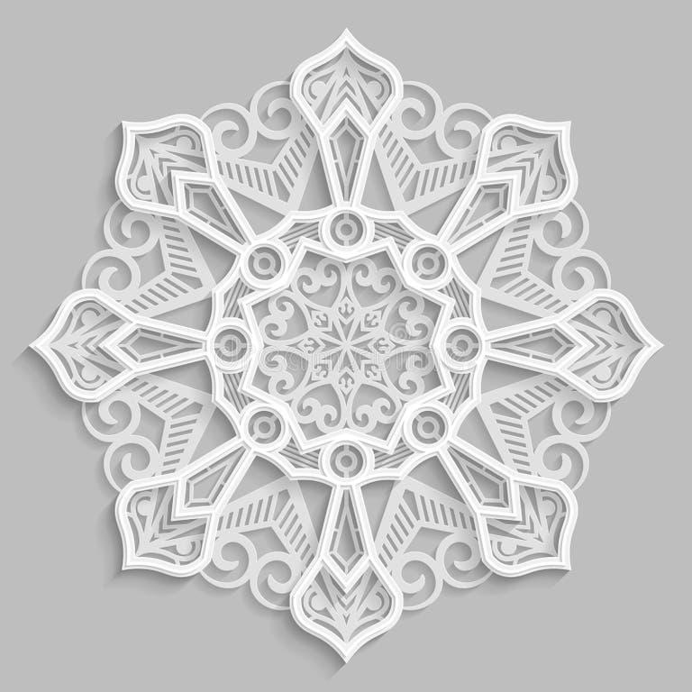 Lace Design Mandala Stock Illustrations – 135,338 Lace Design Mandala ...