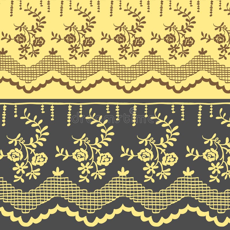 Lace Design set16 stock vector. Illustration of delicate - 69332574