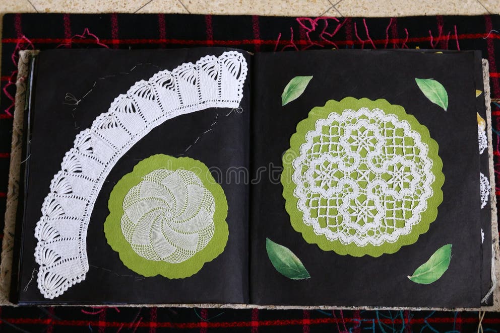 Lace floor mats stock photo. Image of thread, mats, labor - 91145894