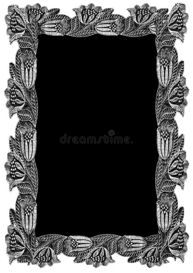 Lace frame stock photo. Image of border, black, garland - 8926560