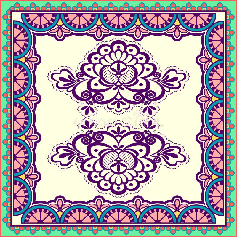 Lace frame stock vector. Illustration of embroidery, glamour - 52425173