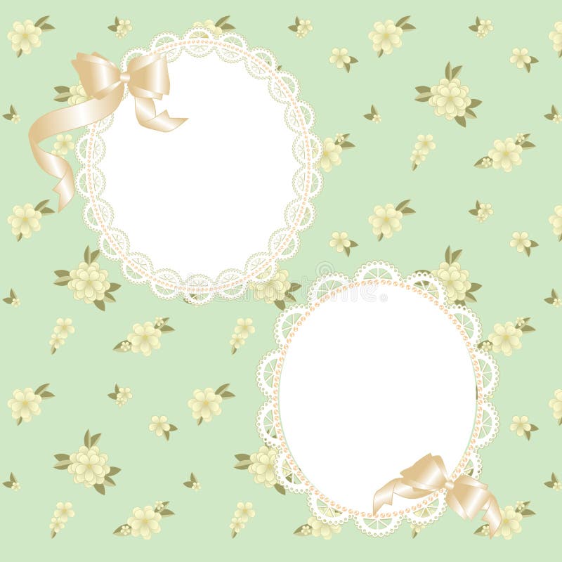 Lace frame stock vector. Illustration of doily, easter - 45735179
