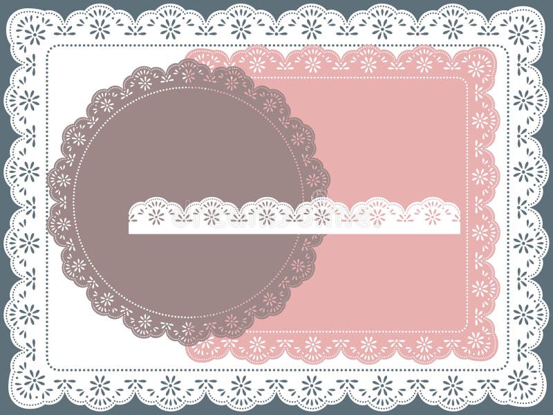 Lace frames stock vector. Illustration of decoration - 20468770
