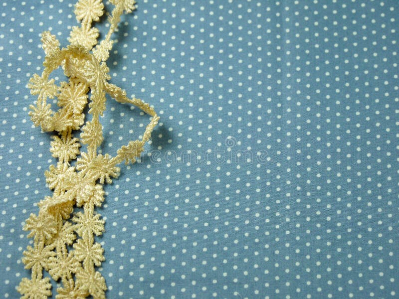 Lace Line on Orange Polka Dot Background Stock Photo - Image of ...