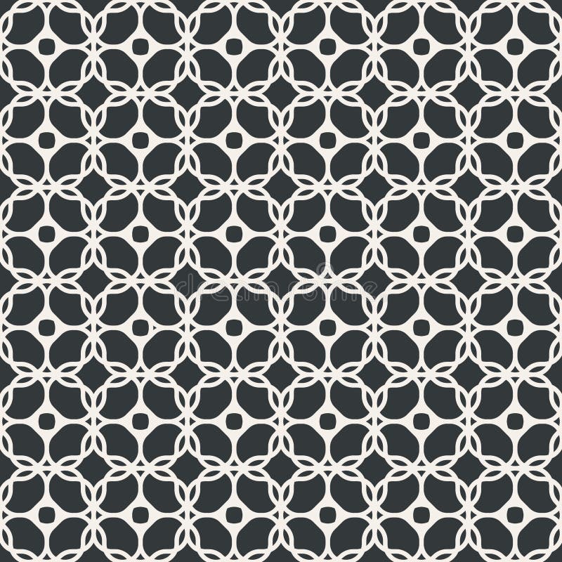Lace Line Seamless Abstract Pattern Monochrome or Two Colors Vector ...