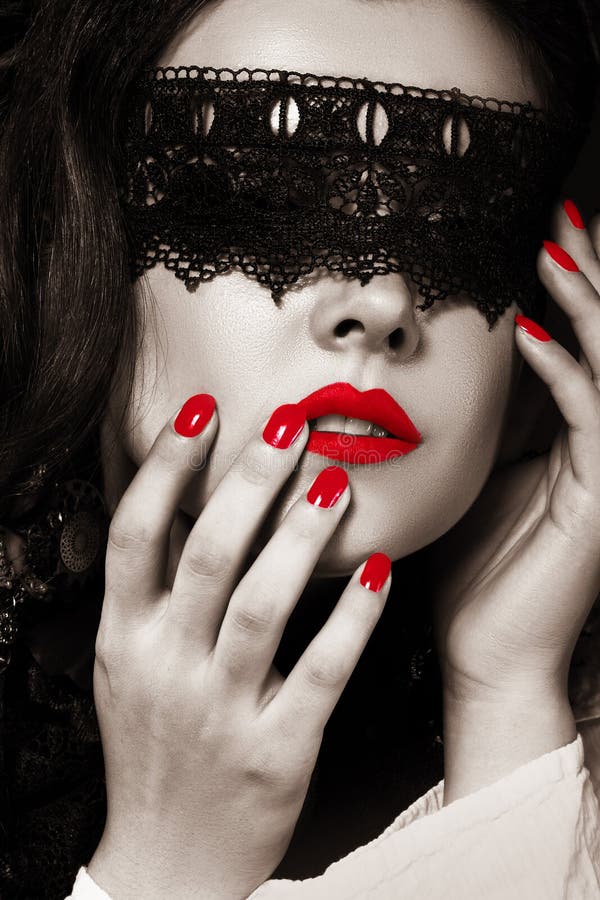 Lace mask stock image. Image of carnival, person, twenty - 43346773