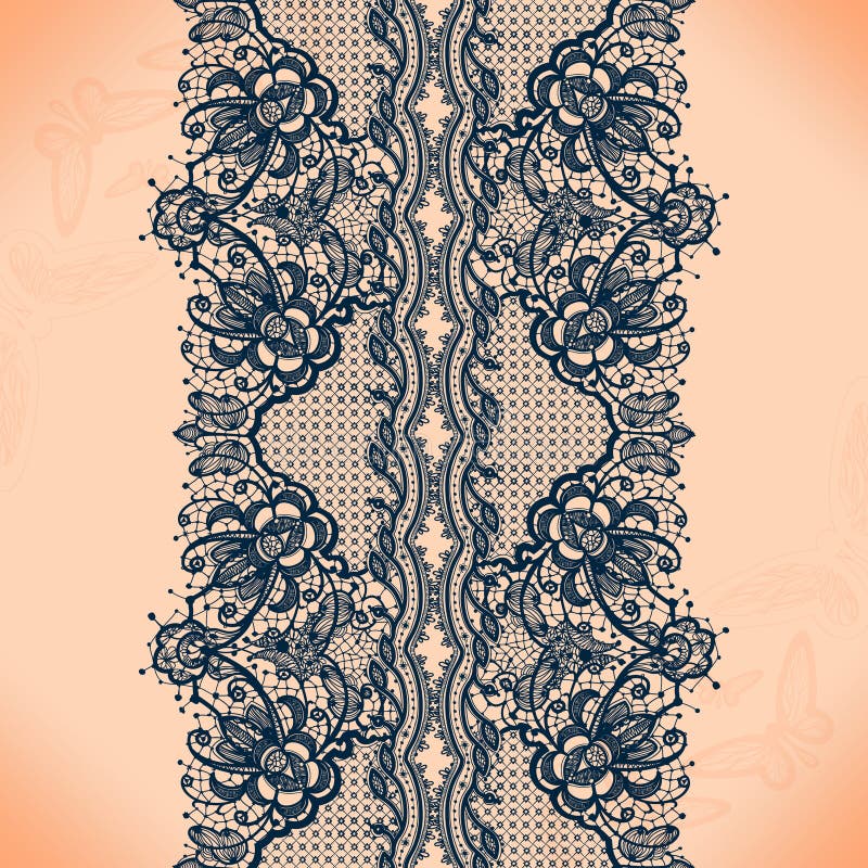 Lace pattern stock vector. Illustration of paper, antique - 40924683