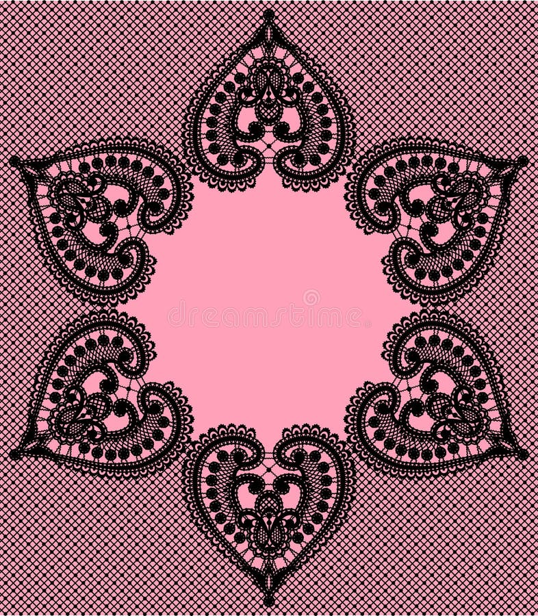 Lace Pattern. Lace Vector Background. Stock Vector - Illustration of ...