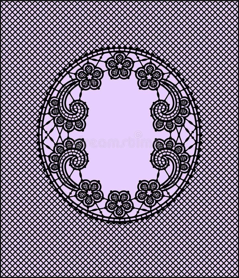 Lace Pattern. Lace Vector Background. Stock Vector - Illustration of ...