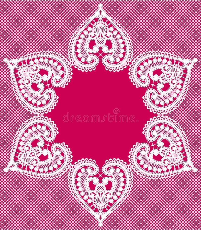 Lace Pattern. Lace Vector Background. Stock Vector - Illustration of ...