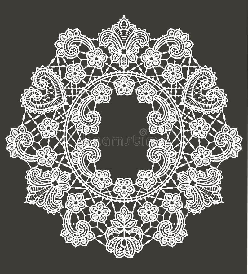 Lace Pattern. Lace Vector Background. Stock Vector - Illustration of ...