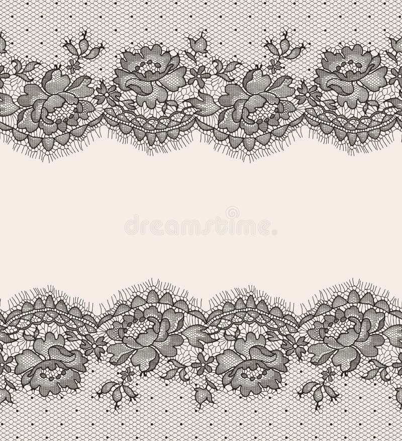 Lace. Seamless pattern stock vector. Illustration of menu - 54630946