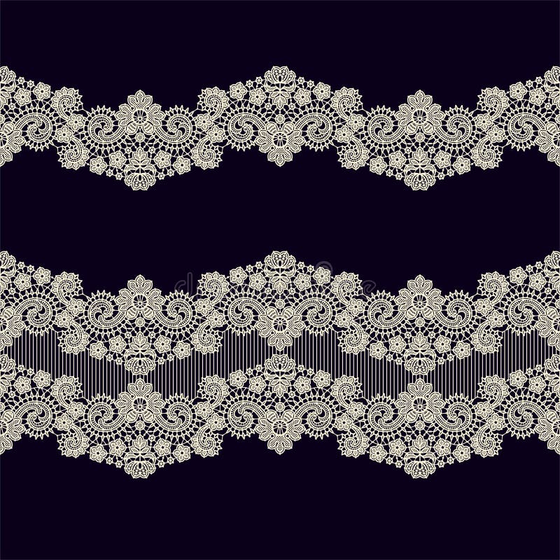 Lace Seamless Pattern. Lace Vector Background. Stock Vector ...