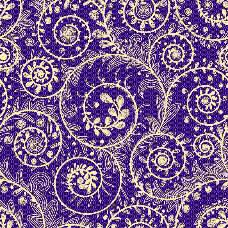 Lace Seamless Pattern. stock vector. Illustration of fashioned - 54543161