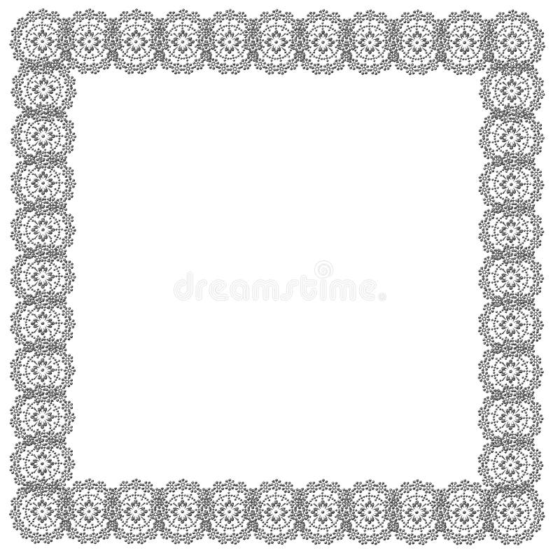 Frame lace-like stock illustration. Illustration of element - 23626613