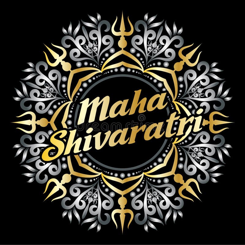 Maha Shivaratri Logo Vector Stock Vector - Illustration of happy ...