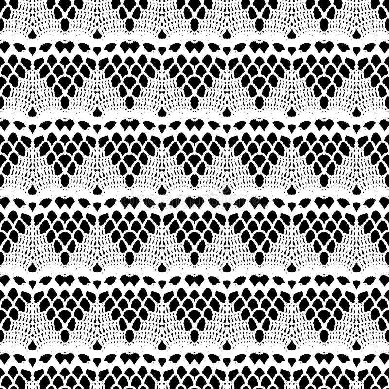 Lace White Seamless Mesh Pattern. Stock Vector - Illustration of fabric ...