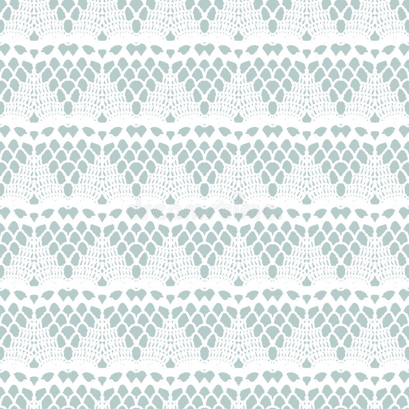 Lace White Seamless Mesh Pattern. Stock Vector - Illustration of fabric ...