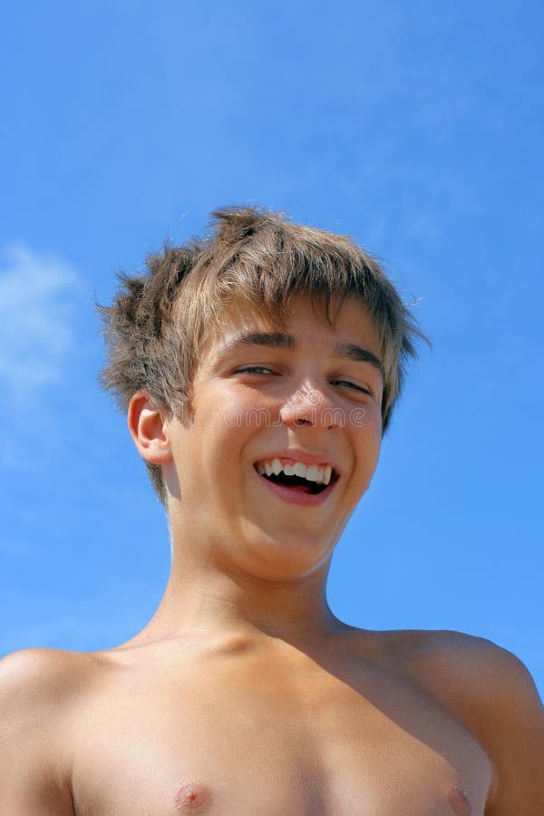 Lachende jongen stock foto. Image of lachen, schoonheid - 3200338