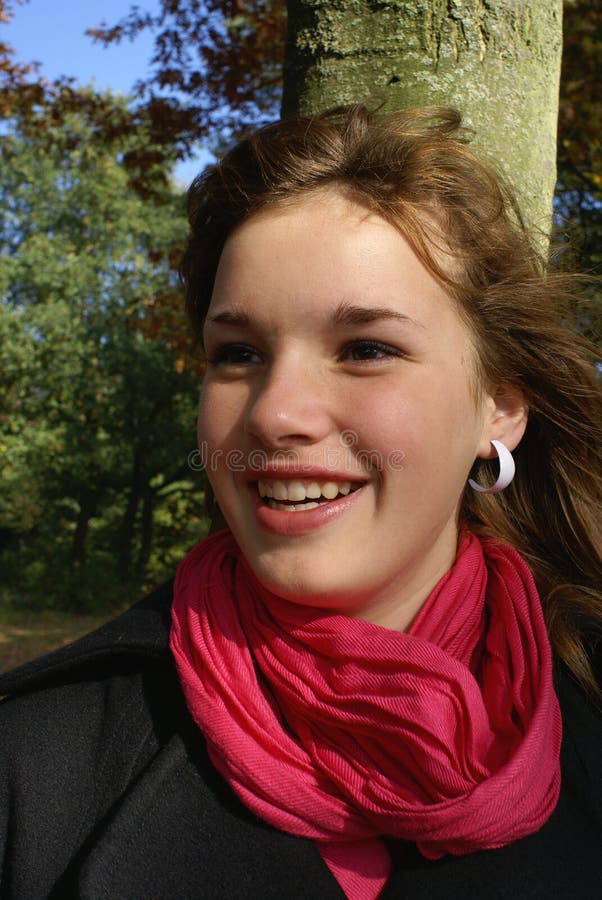 Een tiener. stock afbeelding. Image of jong, gezicht, ogen - 2865029