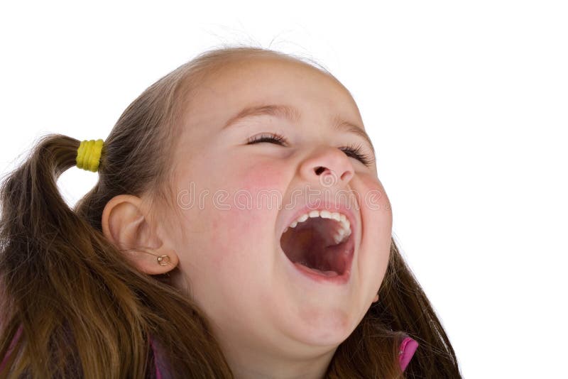 Lachendes Kind stockbild. Bild von porträt, zicklein, lachen - 1650169