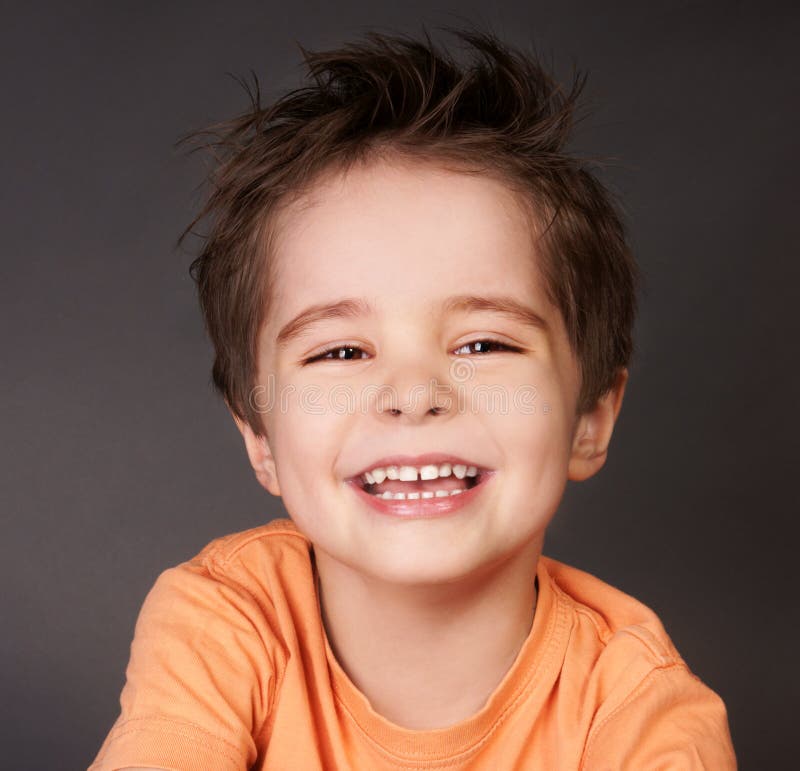 Lachendes Kind stockbild. Bild von nett, glück, kaukasisch - 30430667