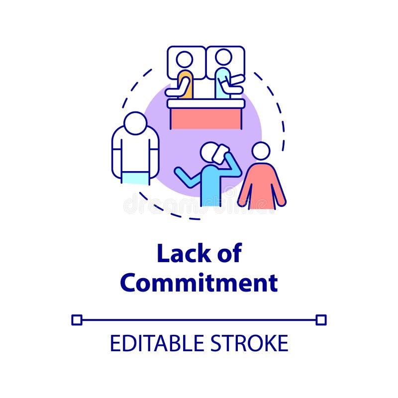 Lack Commitment Stock Illustrations – 36 Lack Commitment Stock ...