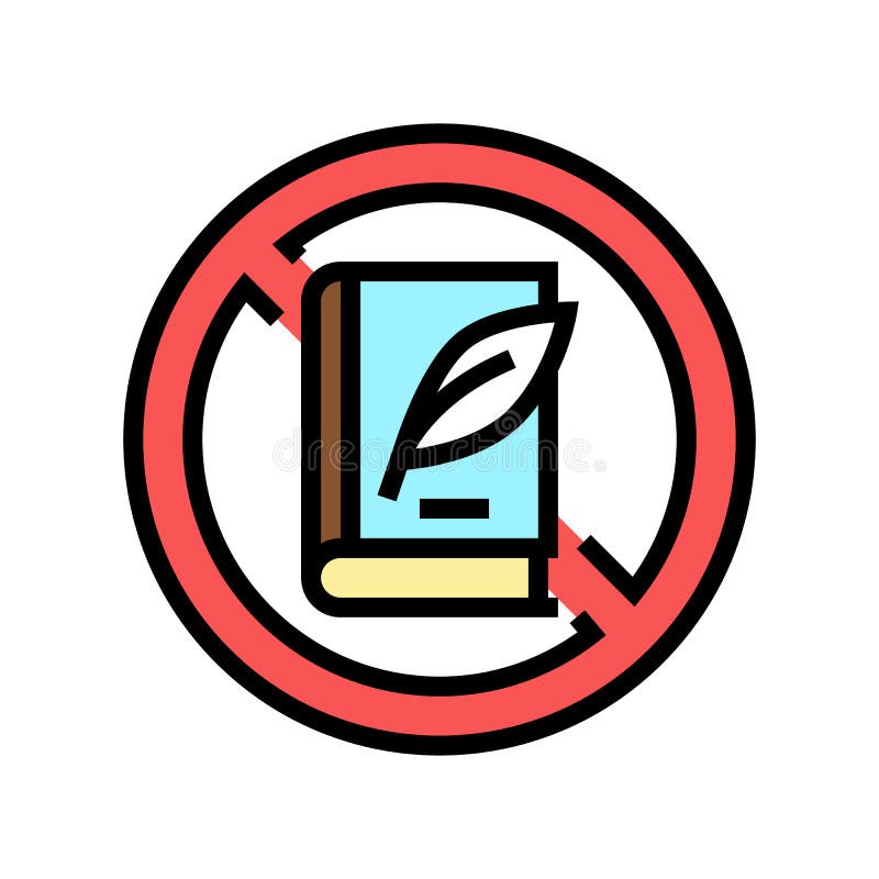 Lack of Education Poverty Problem Color Icon Vector Illustration Stock ...