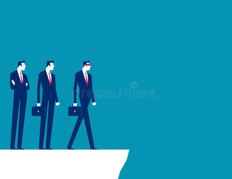 Lack of Leadership. Business Team Vector Concept Stock Vector ...