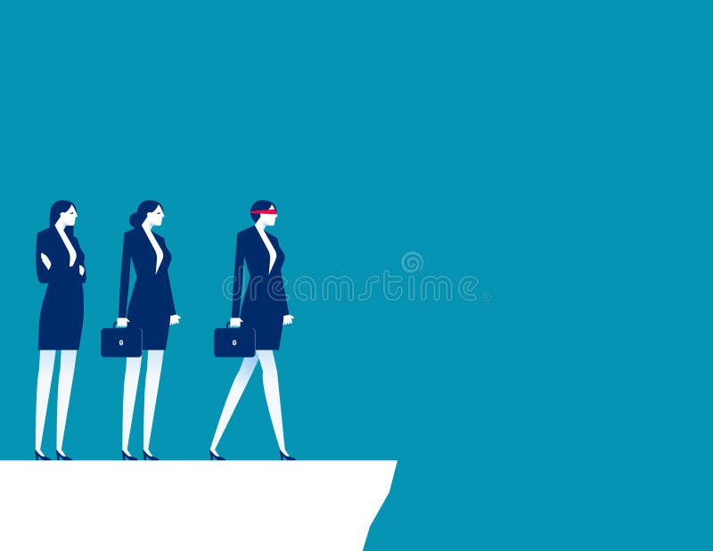 Lack of Leadership. Business Team Vector Concept Stock Vector ...