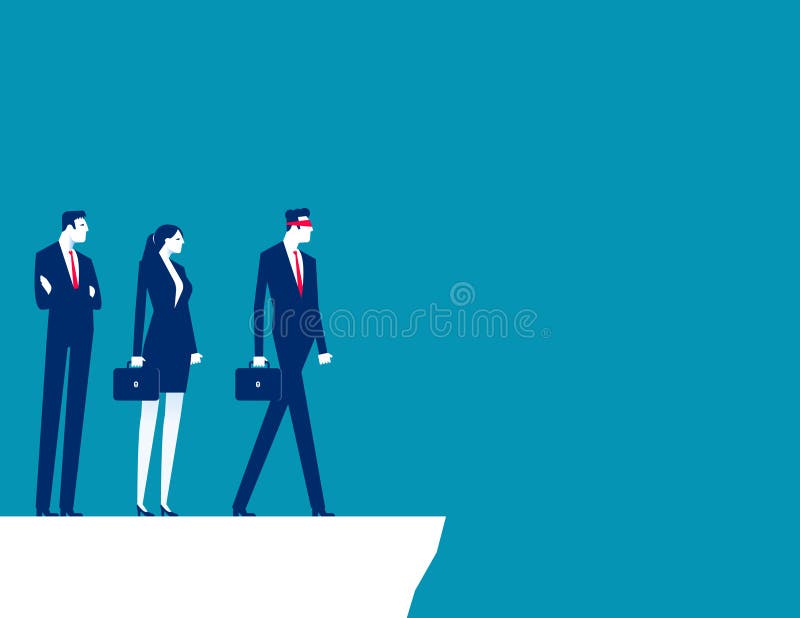 Lack of Leadership. Business Team Vector Concept Stock Vector ...