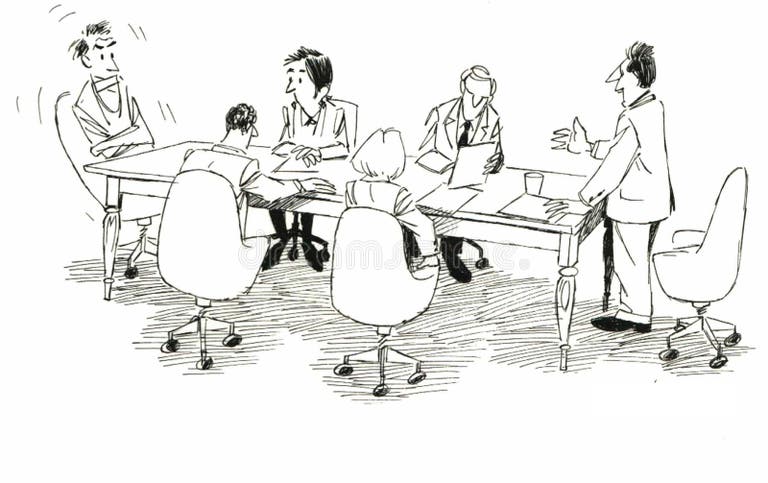 Lack of Teamwork stock illustration. Illustration of cartoon - 36996553