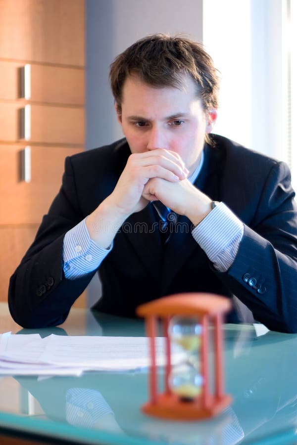 Lack of time stock photo. Image of concentrated, indoors - 7861152