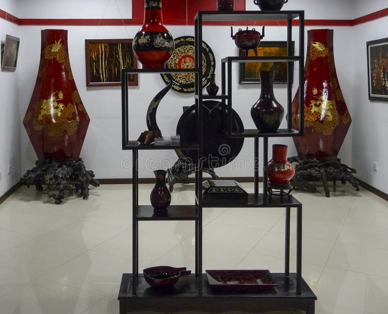 Lacquer ware in Myanmar stock image. Image of design - 17964511