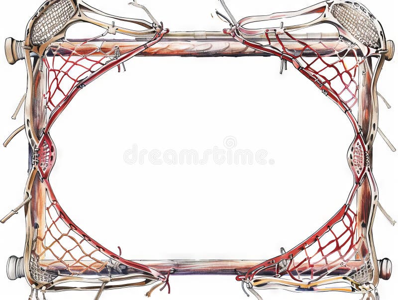 Lacrosse Background Graphic Template Stock Illustration - Illustration ...