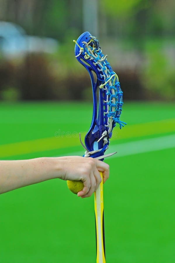 Lacrosse Girls Stick Hand Off Stock Image - Image of strings, high ...