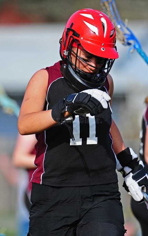 Lacrosse Goalie stock image. Image of competition, team - 6716775