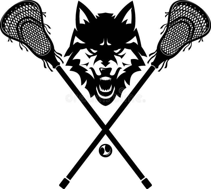 Team Wolves Symbol, Text Lettering Illustration Stock Vector ...