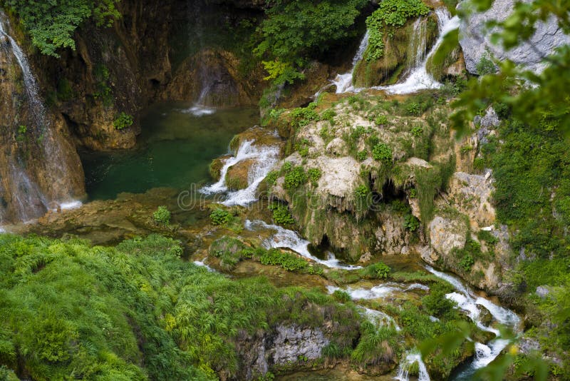 Lacs Plitvice image stock. Image du scénique, nature - 25850225