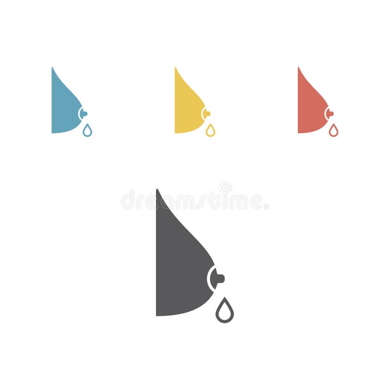 Lactation Icon, Breast Milk, Vector Graphics Stock Vector ...