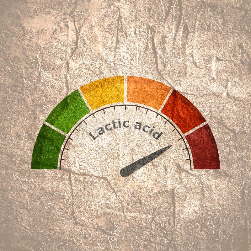 Lactic Acid Measuring Process Stock Illustration - Illustration of ...