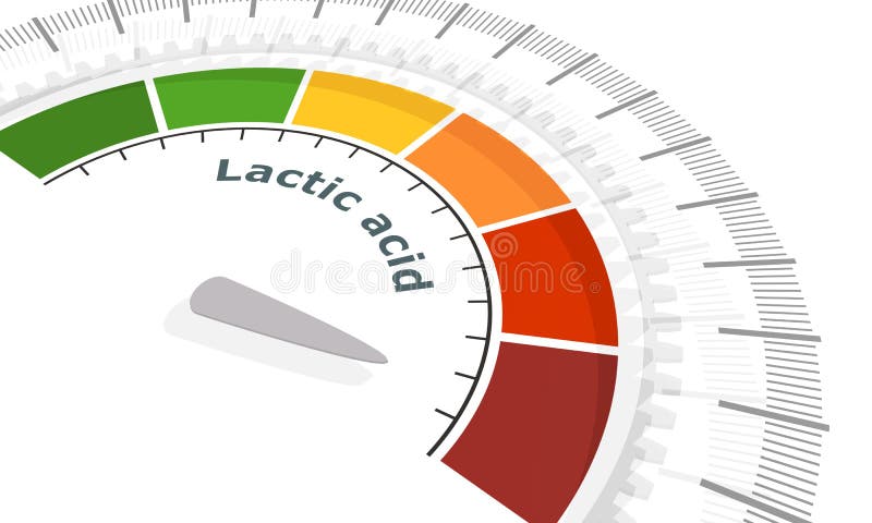 Lactic Acid Measuring Process Stock Illustration - Illustration of ...