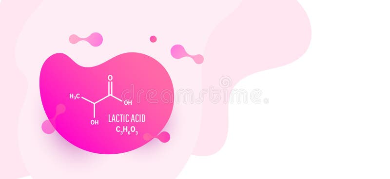 Lactic Acid Molecular Structure. Lactic Acid Skeletal Chemical Formula ...