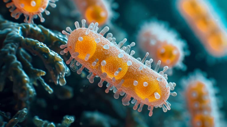 Lactobacillus Acidophilus Bacteria Under a Microscope AI Generated ...