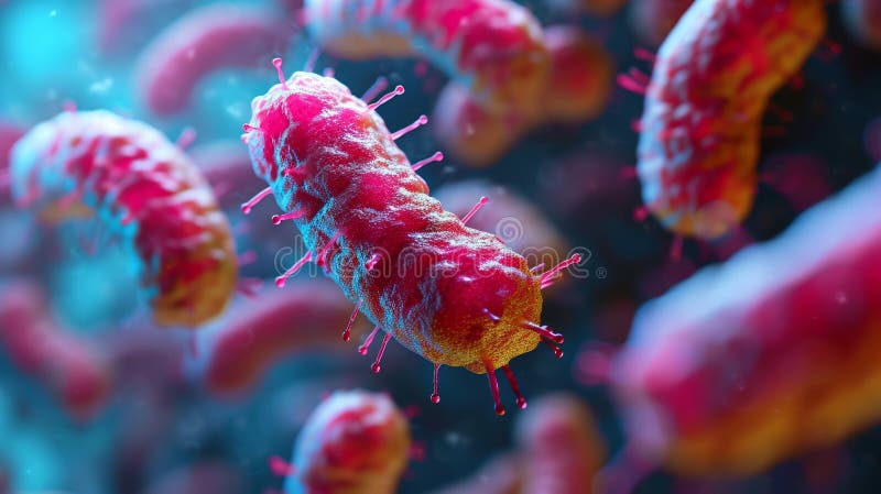 Lactobacillus Acidophilus Bacteria Under a Microscope AI Generated ...