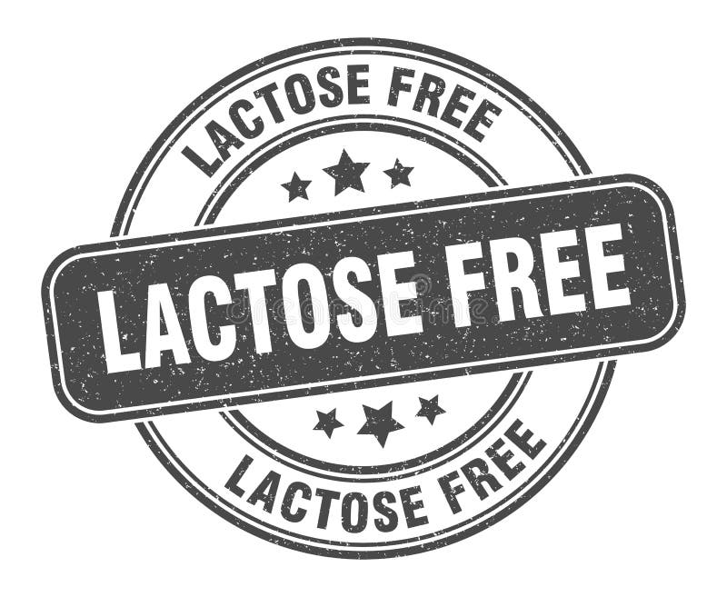 Lactose Free Stamp. Lactose Free Label. Round Grunge Sign Stock Vector ...