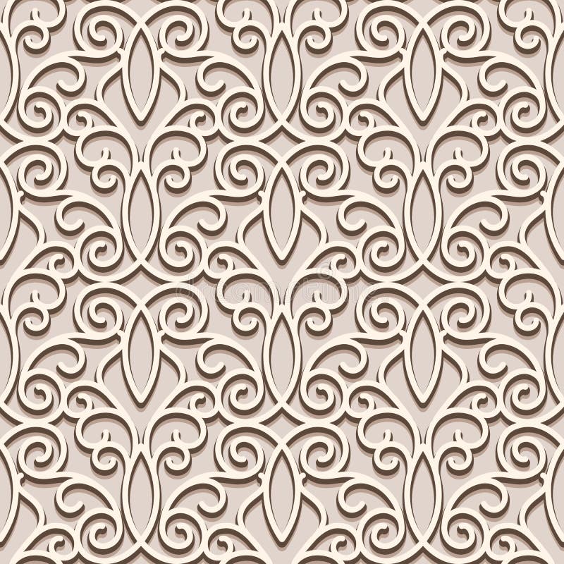 Beige pattern stock illustration. Illustration of decorative - 34896908