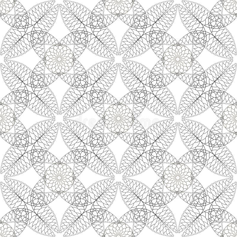 Abstract Black White Net Seamless Background Stock Illustrations ...